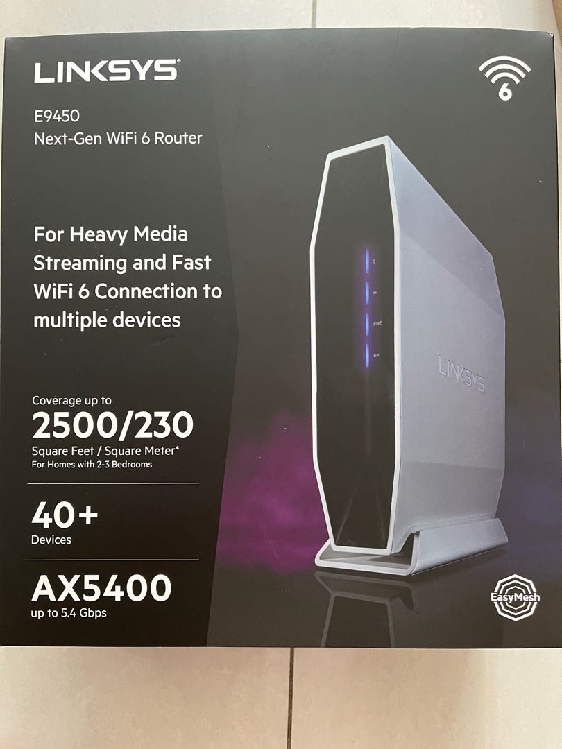 Linksys E9450 Wifi 6 Router, Computers & Tech, Parts & Accessories ...