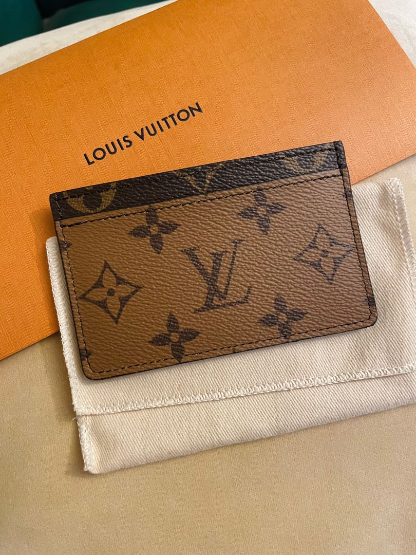 Louis Vuitton Reverse Monogram Card Holder, Luxury, Bags & Wallets on ...