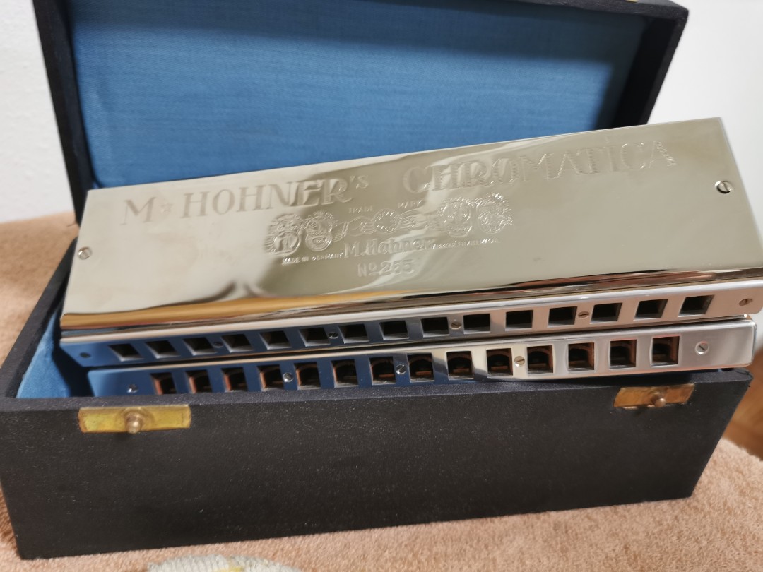 M. Hohner's Double Bass Chromatica Harmonica SN 265, Hobbies & Toys ...