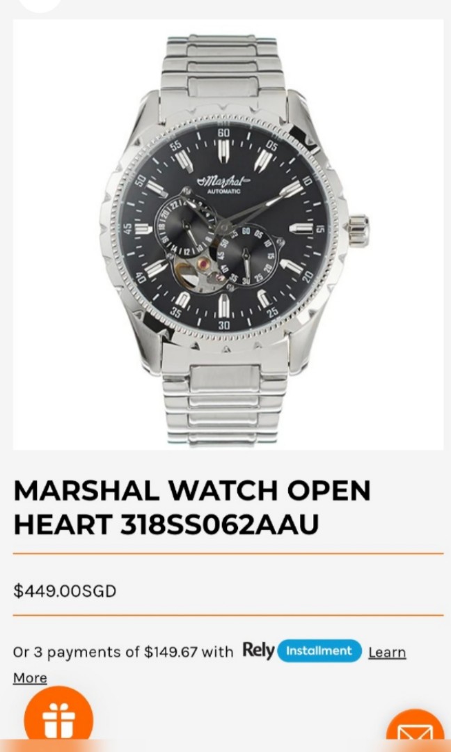 Marshall Watch (Automatic), Luxury, Watches on Carousell