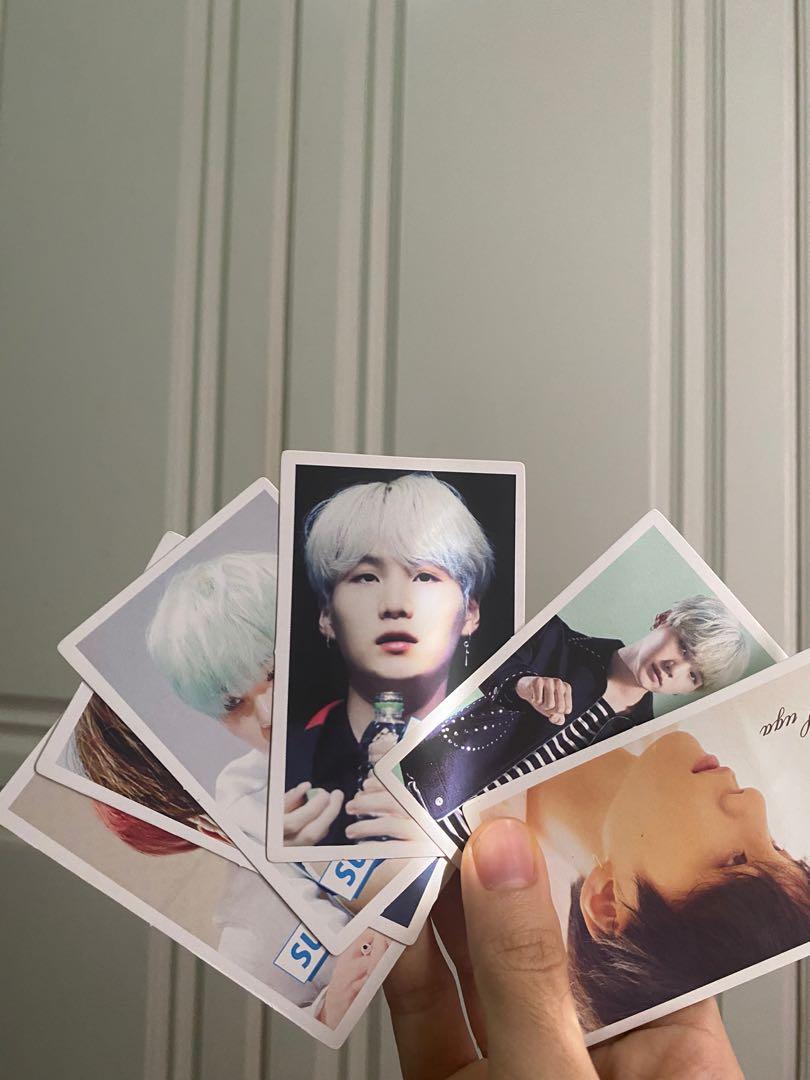 Min Yoongi Photocards (BTS Suga), Hobbies & Toys, Memorabilia & Collectibles, K-Wave on Carousell