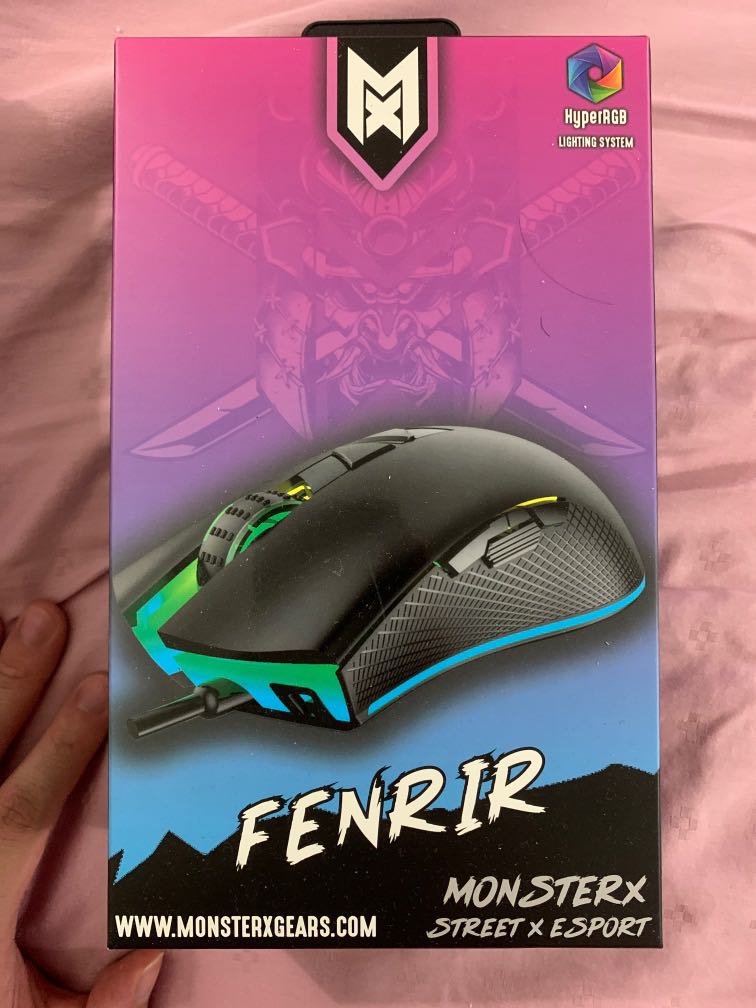 MonsterXGears Fenrir Gaming Mouse, Computers & Tech, Parts ...