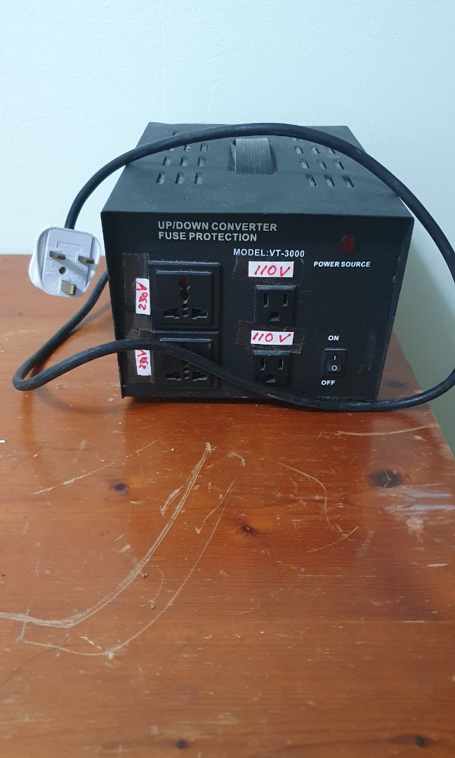 Multi Star VT 3000 Up Down converter transformer, TV & Home Appliances ...