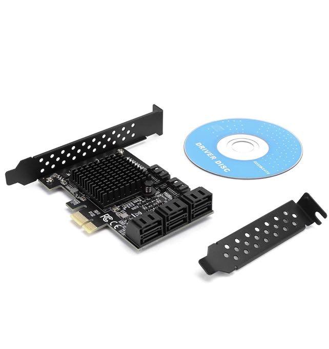 PCI-E To SATA3.0 Board, 8 X Sata3.0 Interfaces SATA 3.0 Board ...
