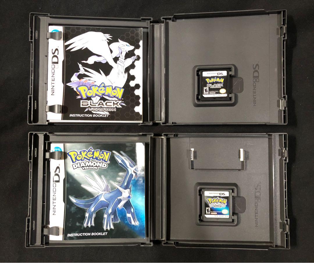 Pokemon Nintendo DS Diamond and Black Version, Video Gaming, Video ...