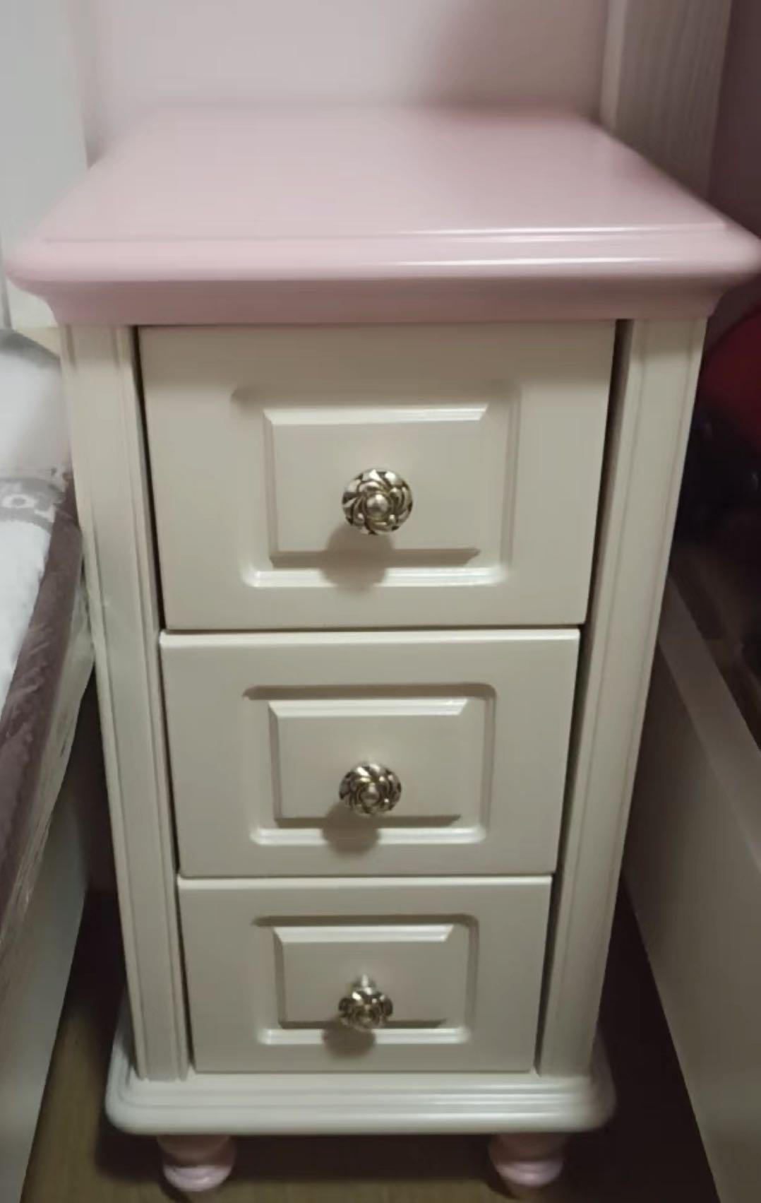 Princess Bedside Table (Solid wood), Furniture & Home Living, Furniture ...