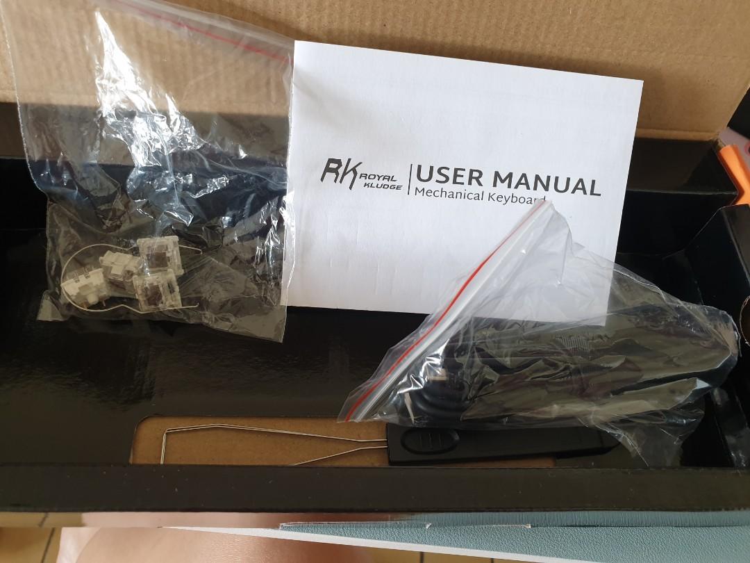 RK62 RGB Hotswap Brown Switch keyboard, Computers & Tech, Parts ...