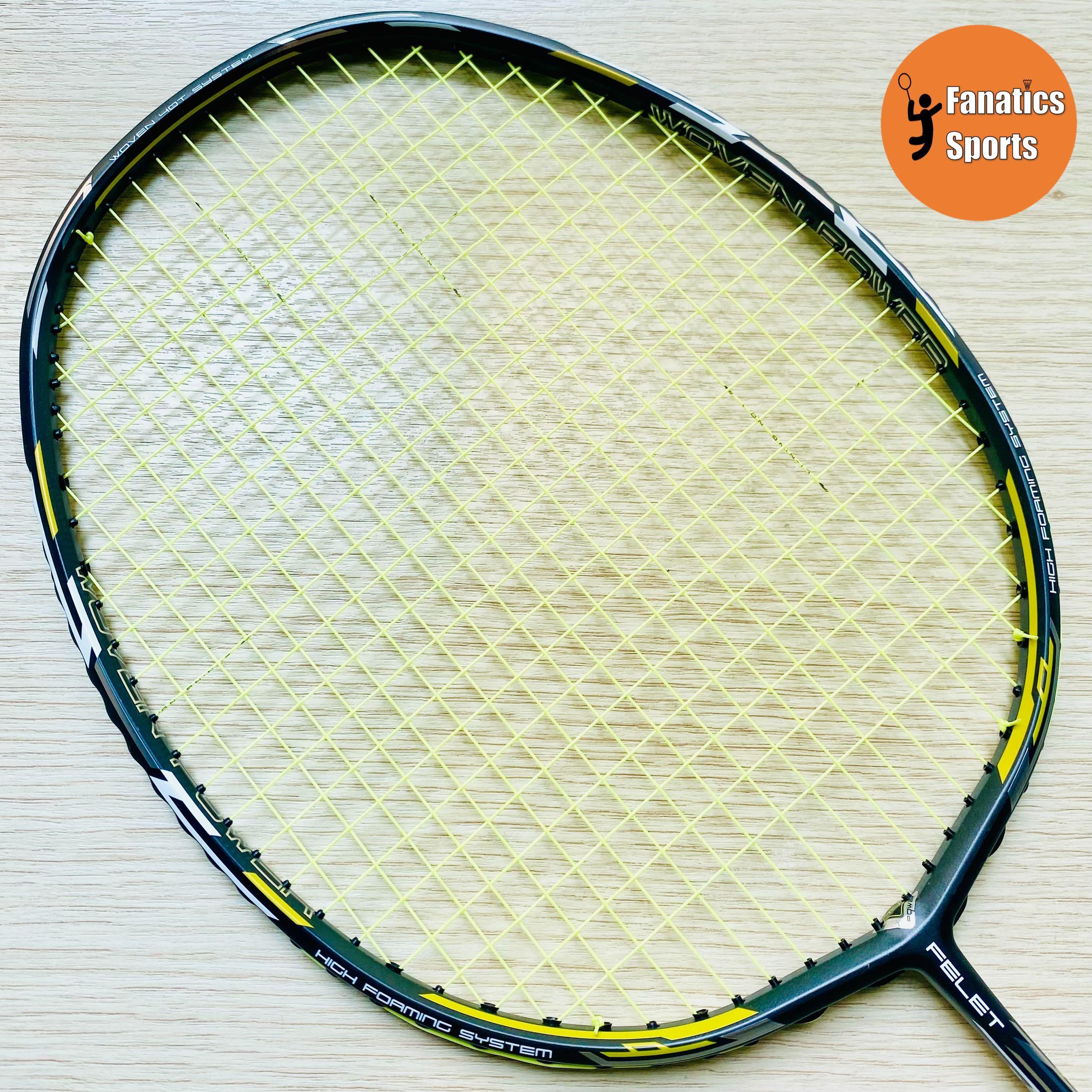Brand New Felet TJ Power 4u New Color Badminton Racket (Black/Gold ...