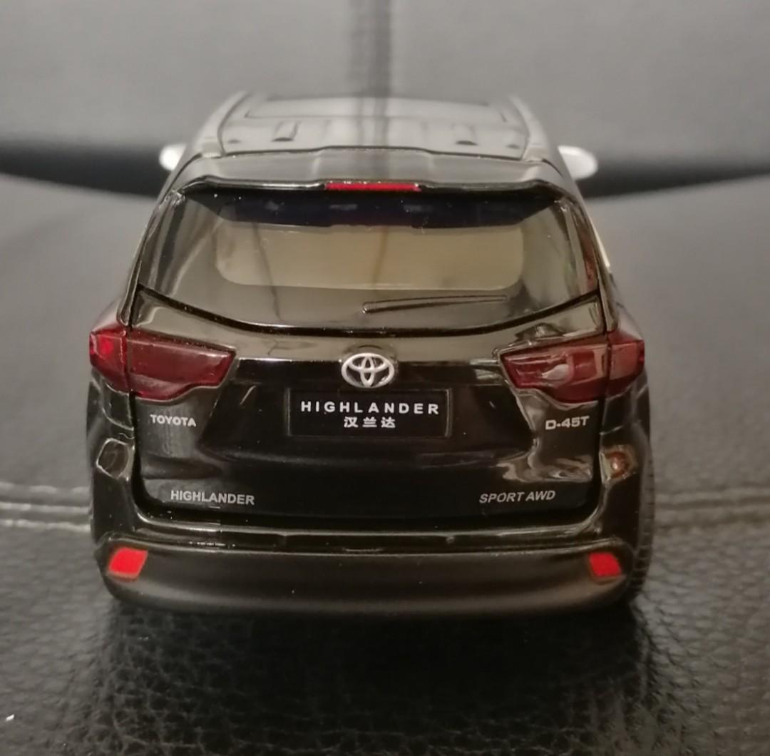 Scale1:32 Black Toyota Highlander Diecast car, Hobbies & Toys, Toys ...