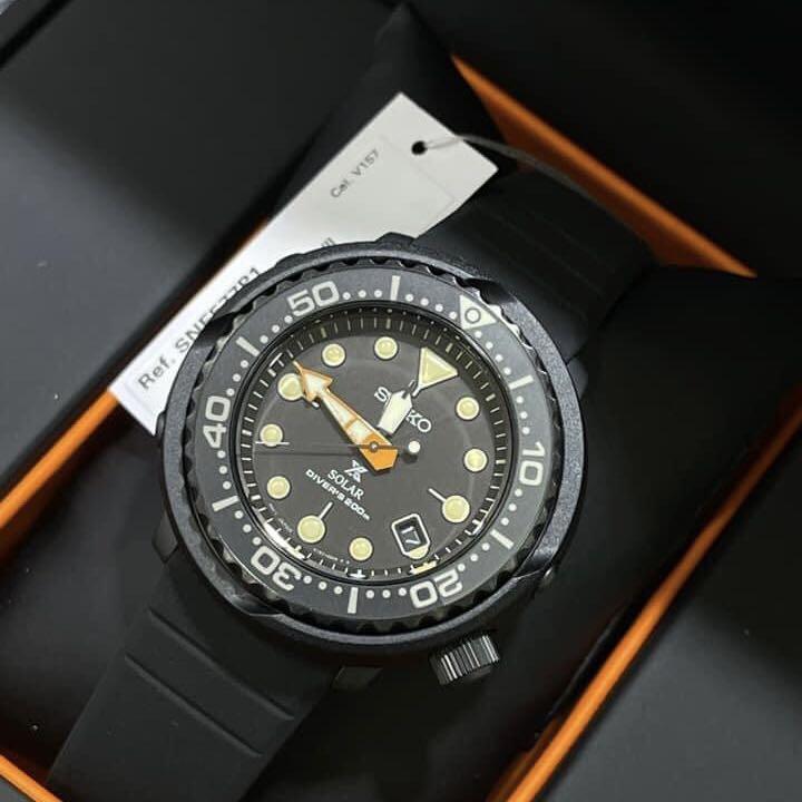 Seiko Solar Tuna Prospex SNE577 SNE577P1, Men's Fashion, Watches ...