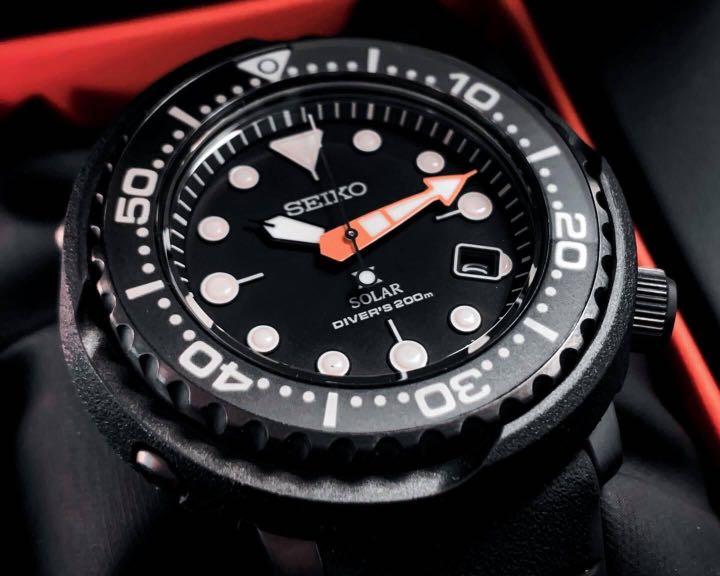 Seiko Solar Tuna Prospex SNE577 SNE577P1, Men's Fashion, Watches ...