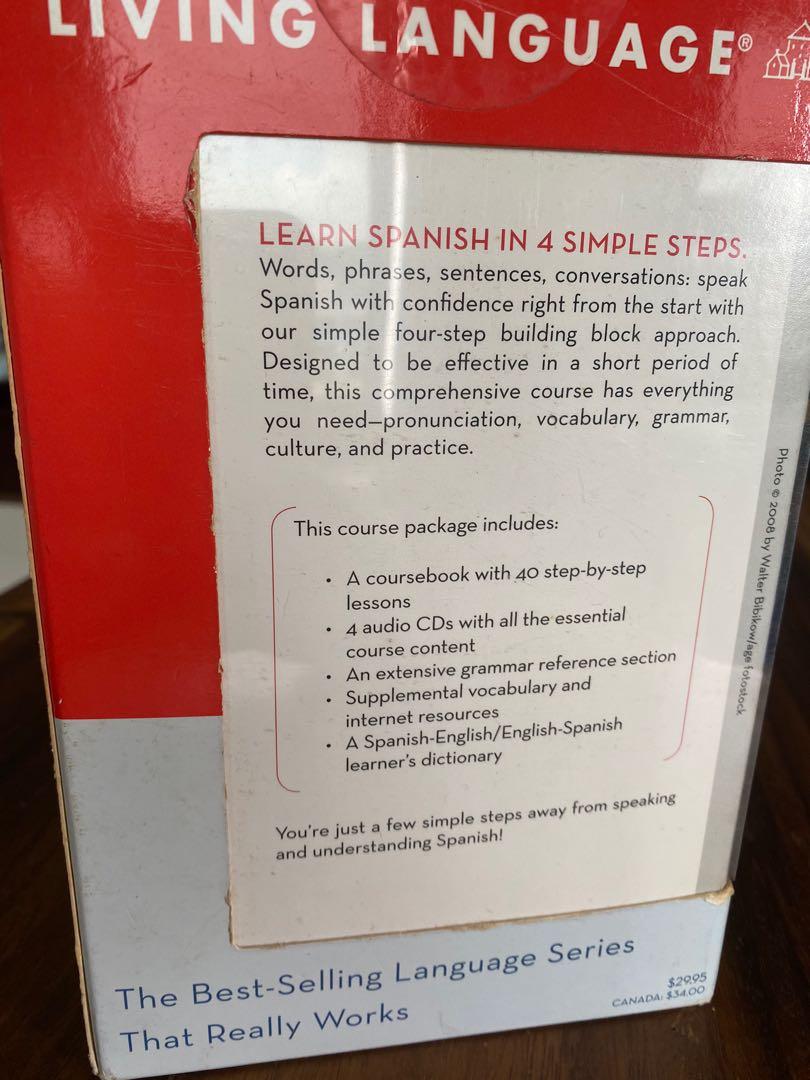 Spanish self learning course guide, Hobbies & Toys, Books & Magazines ...