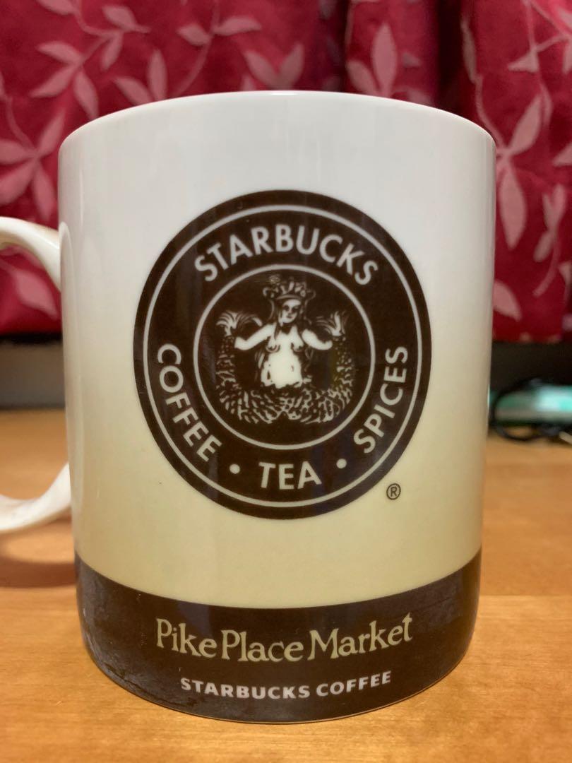 Starbucks mug “Pike Place Market Seattle” First Starbucks Store- circa ...