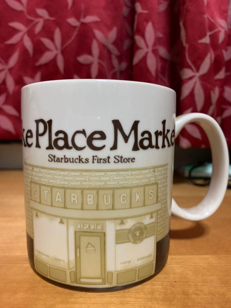 Starbucks mug “Pike Place Market Seattle” First Starbucks Store- circa ...