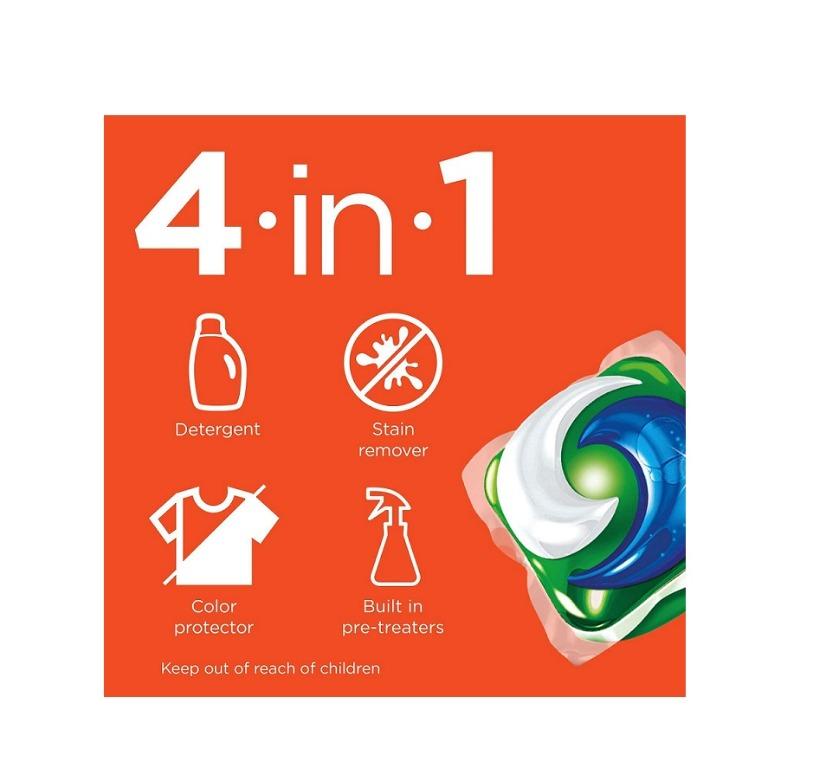 Tide PODS Ultra Oxi Liquid Detergent Pacs (104 loads) 4合1強力洗衣膠囊 /洗衣球 ...
