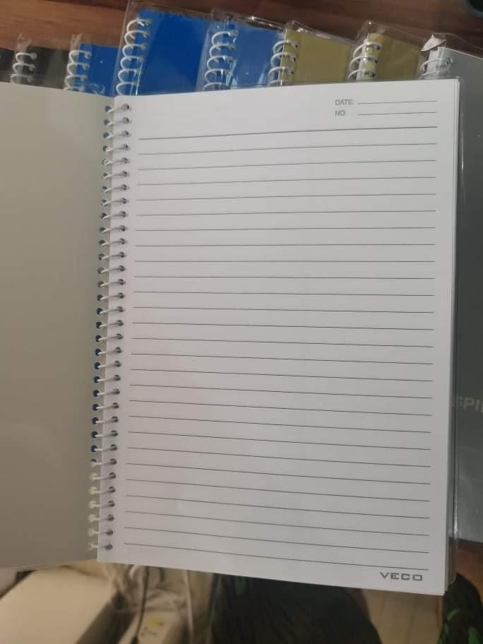 Veco spiral notebook 9pcs, Hobbies & Toys, Stationary & Craft ...