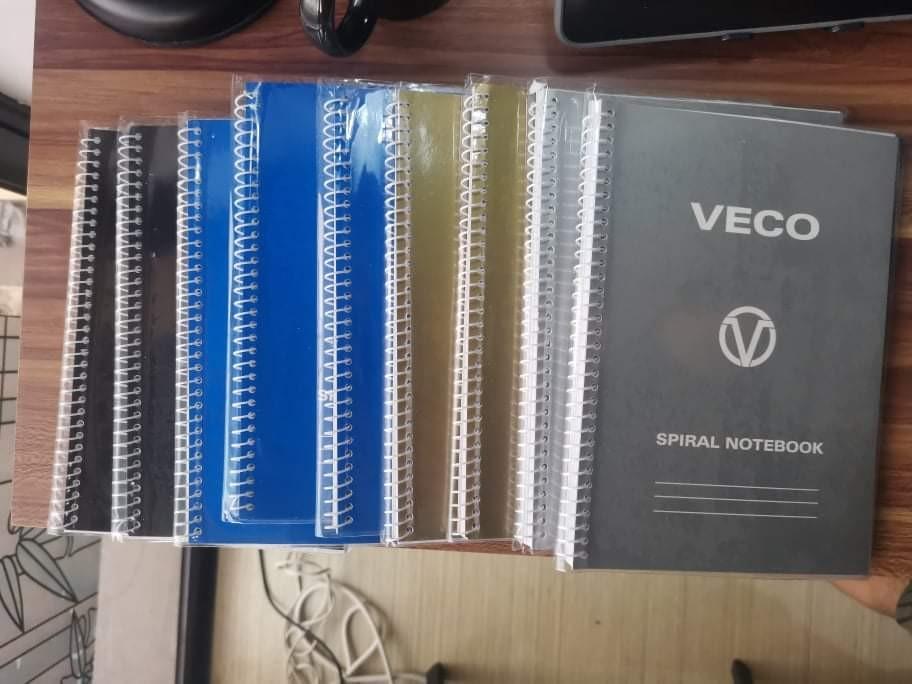 Veco spiral notebook 9pcs, Hobbies & Toys, Stationary & Craft ...