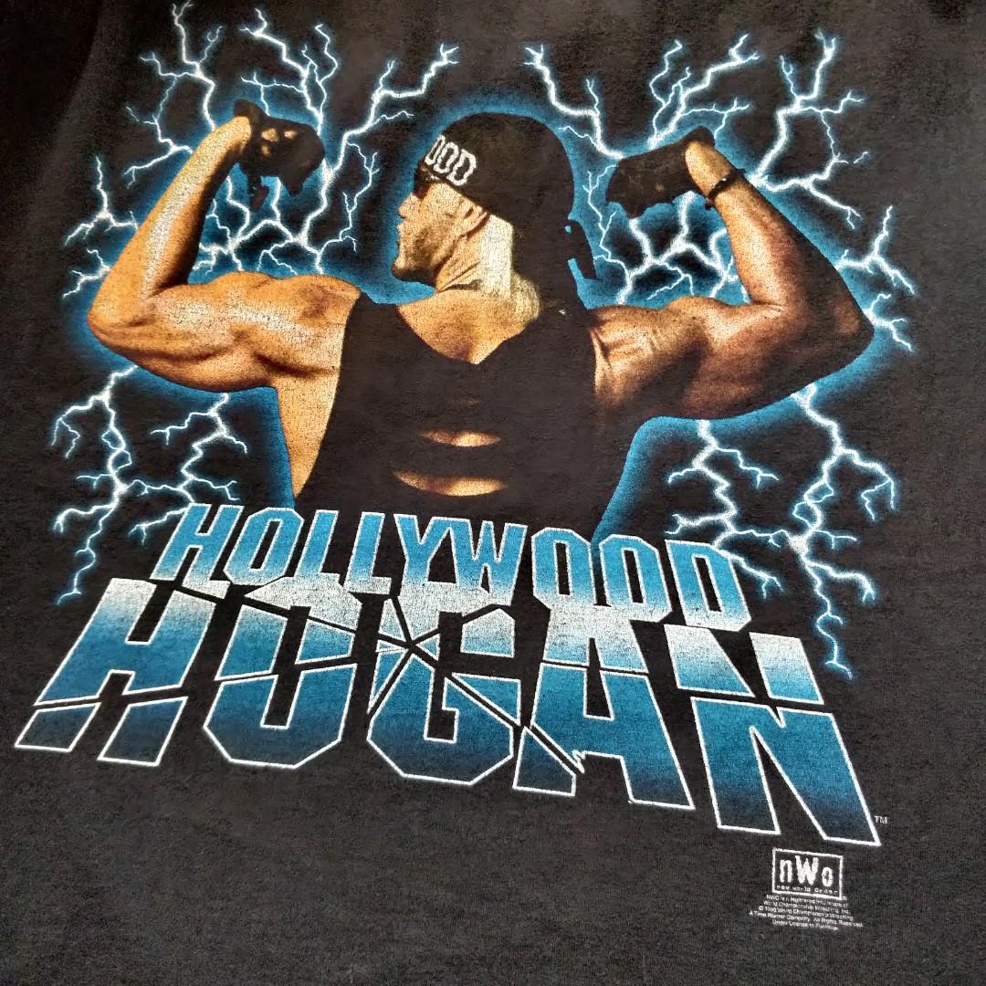 Vintage WCW NWO Hollywood Hulk Hogan, Men's Fashion, Tops & Sets ...