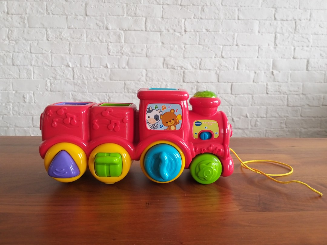 Vtech Pop Up Friends Train, Babies & Kids, Infant Playtime on Carousell