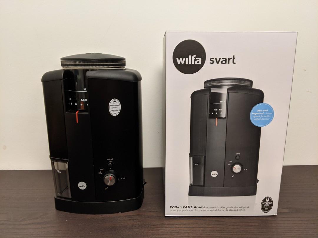 Wilfa Svart Aroma electric coffee grinder CGWS-130B, TV & Home ...