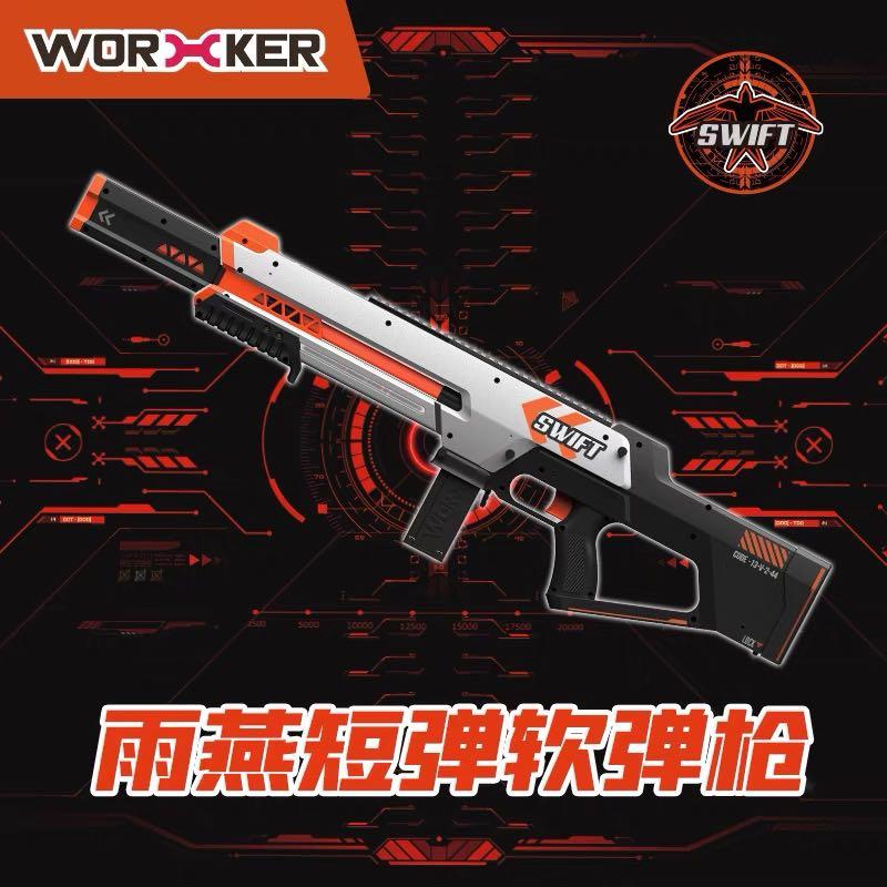 Worker Swift Foam Dart Blaster And Accessories , Hobbies & Toys, Toys ...