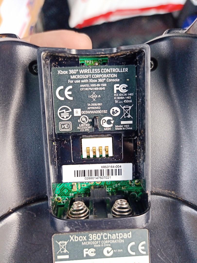 Xbox 360 Wireless controller with keypad, Video Gaming, Gaming ...