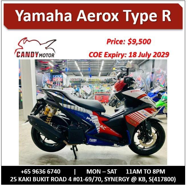 Yamaha Aerox Type R, Motorcycles, Motorcycles for Sale, Class 2B on ...