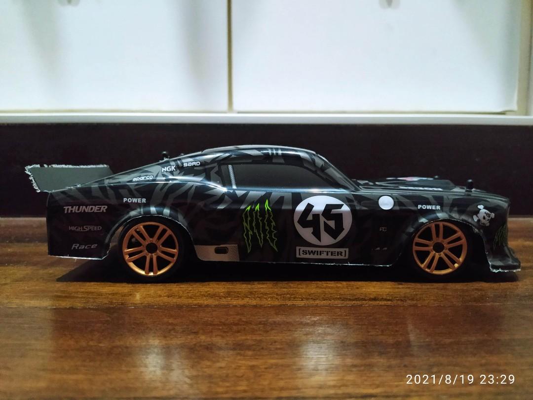 1/18 mini hoonigan ken block hoonicorn Mustang drift car, Hobbies ...