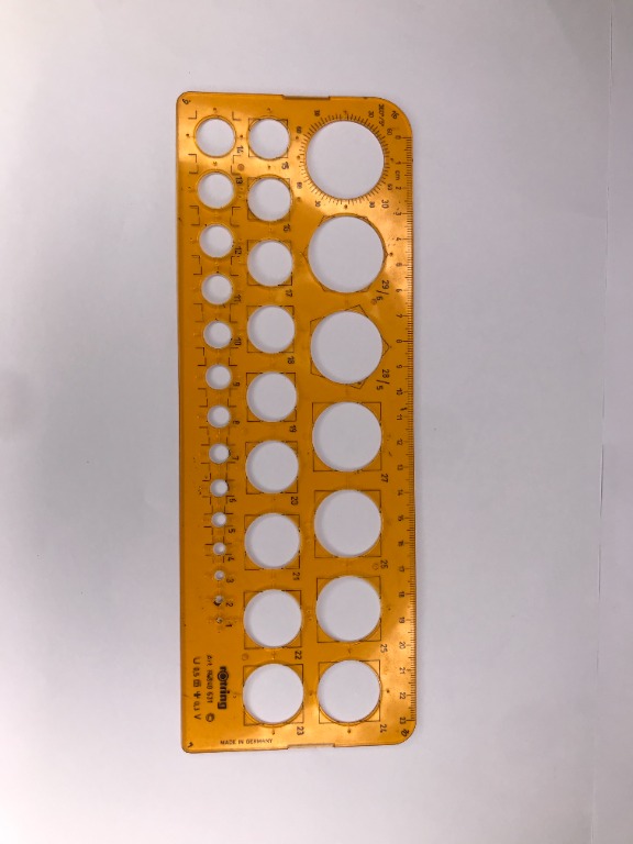 Circle Template Rotring with sleeve architecture interior design ...