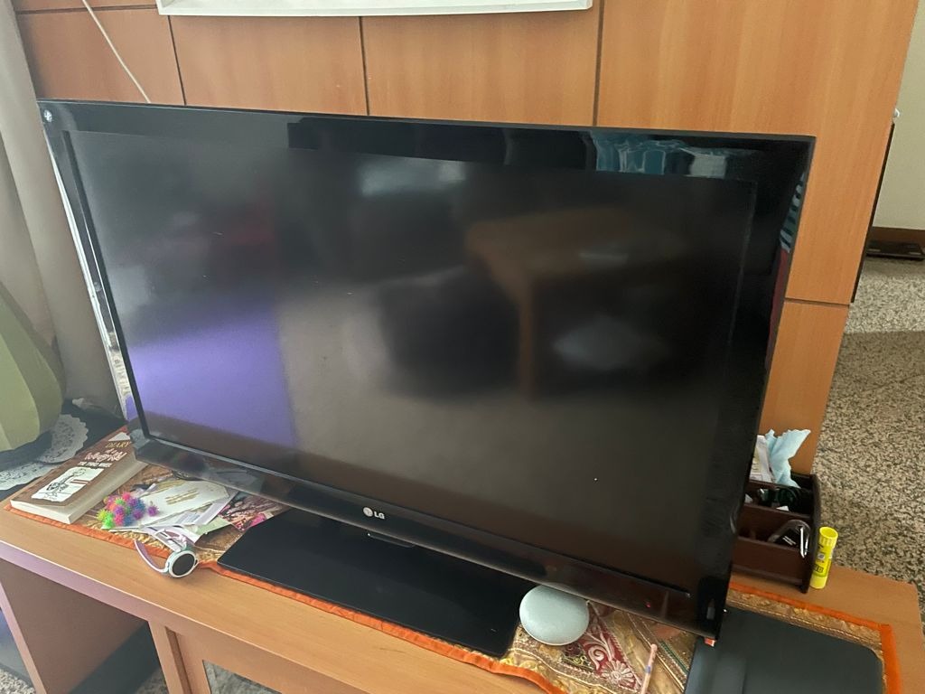 42'LG LCD TV with Stand, Furniture & Home Living, Furniture, TV Consoles on Carousell