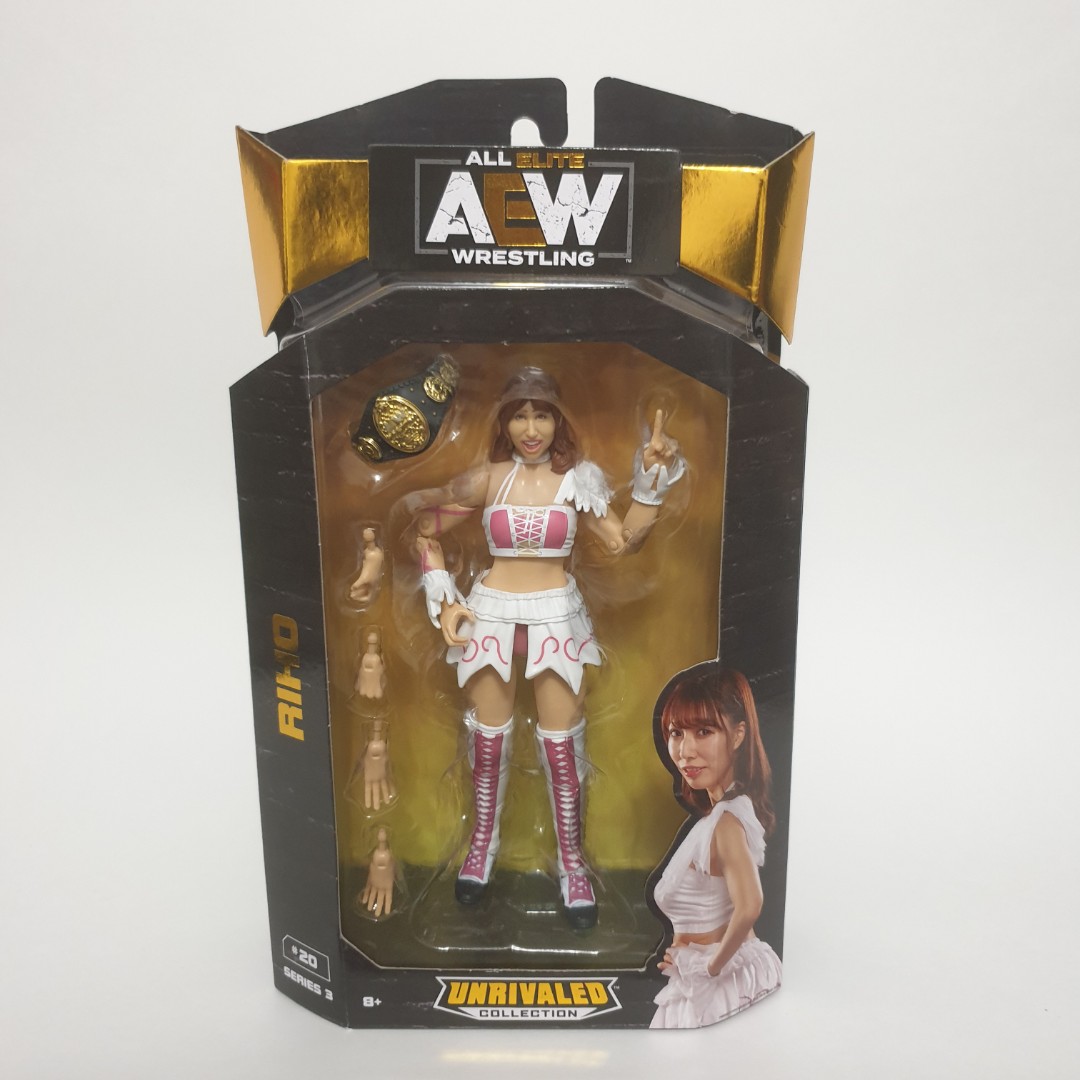 RIHO AEW All Elite Wrestling Unrivaled Series 3, Hobbies & Toys, Toys ...