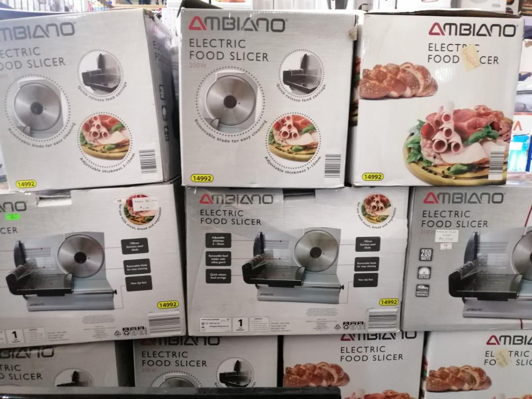 Ambiano Electric Food Slicer, TV & Home Appliances, Kitchen Appliances ...