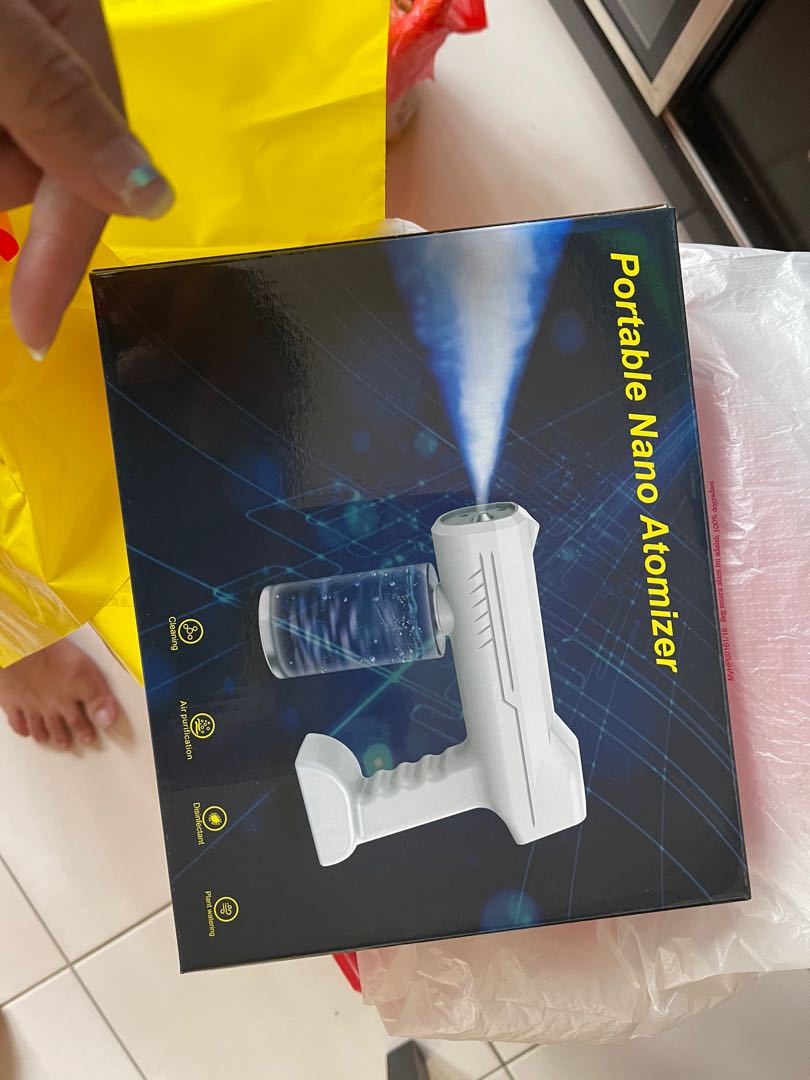 Atomizer fogging gun, Health & Nutrition, Massage Devices on Carousell