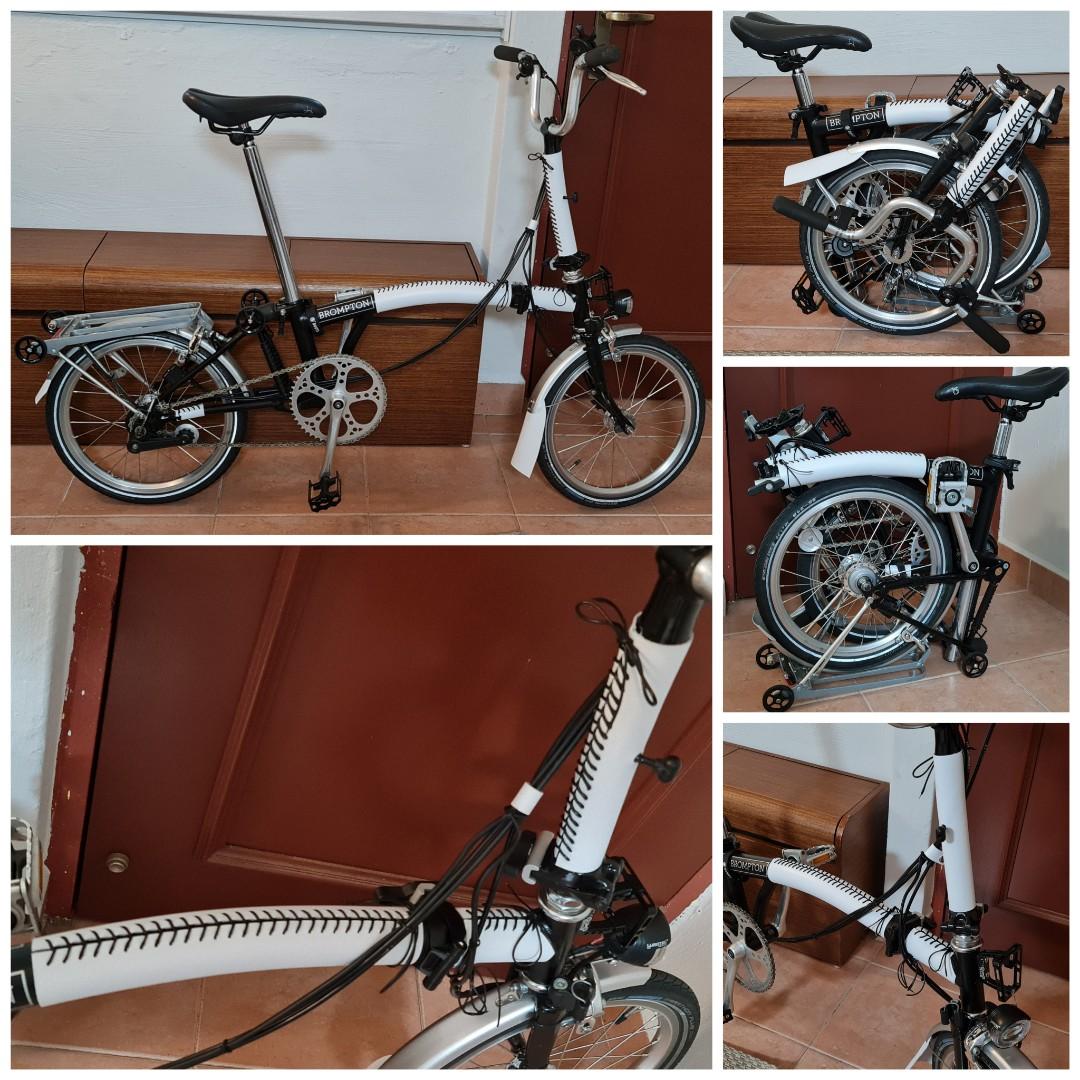 Brompton Frame Leather Protector, Sports Equipment, Bicycles & Parts ...