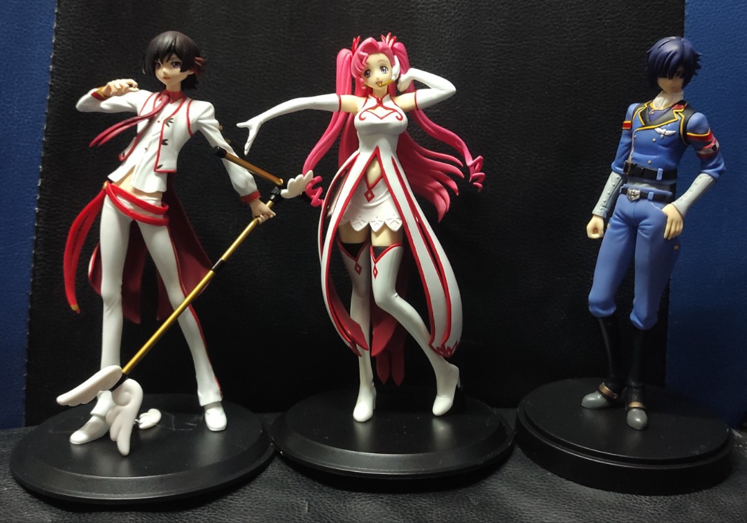 Code geass Lelouch,Euphemia,Akito Authentic figure loose set ...