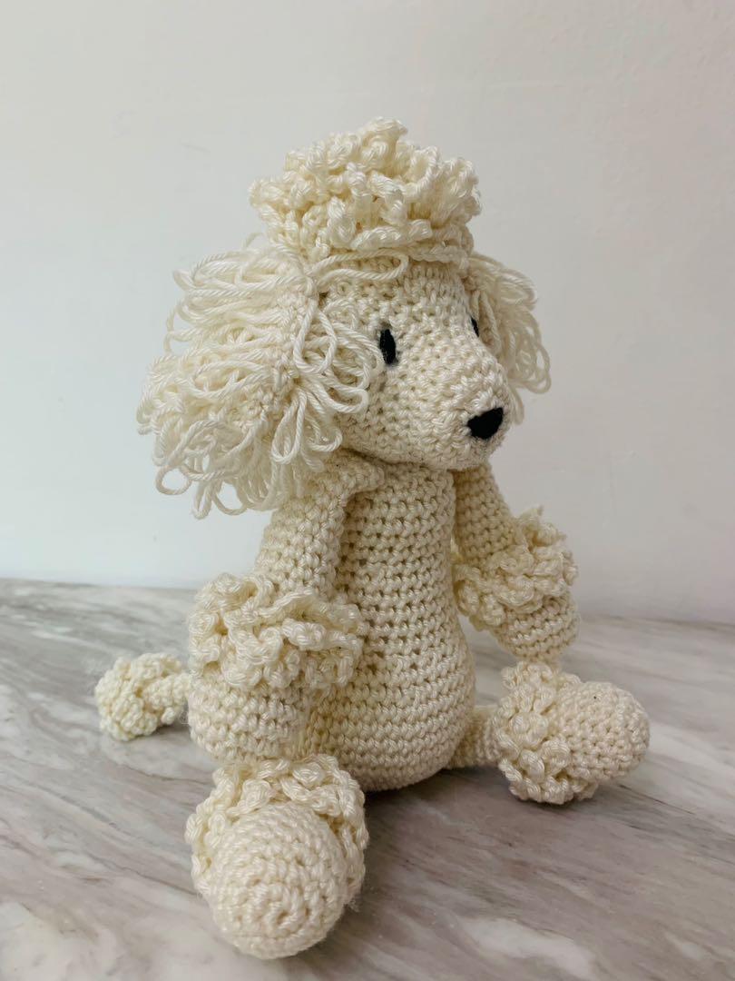 Crochet poodle dog., Hobbies & Toys, Stationery & Craft, Handmade Craft ...