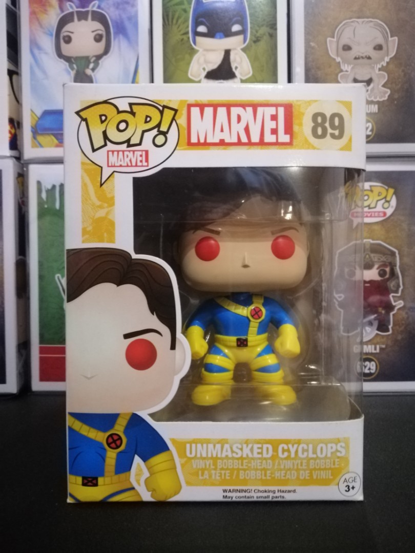 Cyclops (Unmasked) - X-Men Funko Pop! - Authentic with Protector ...