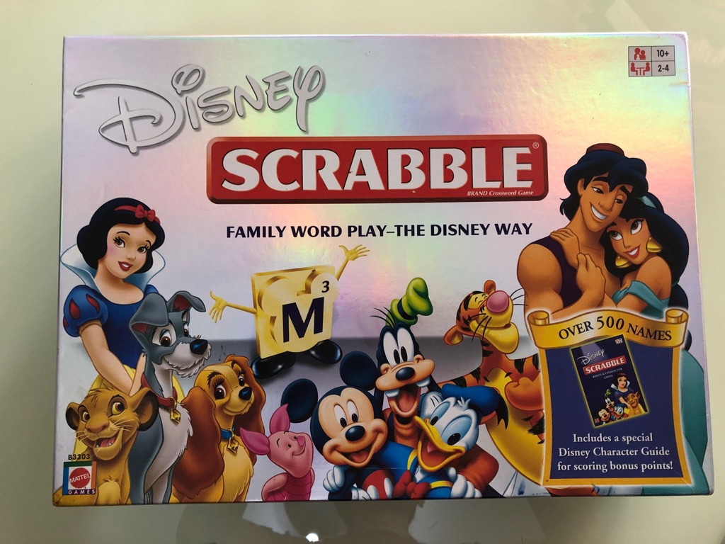 Disney Scrabble board game set, Hobbies & Toys, Toys & Games on Carousell