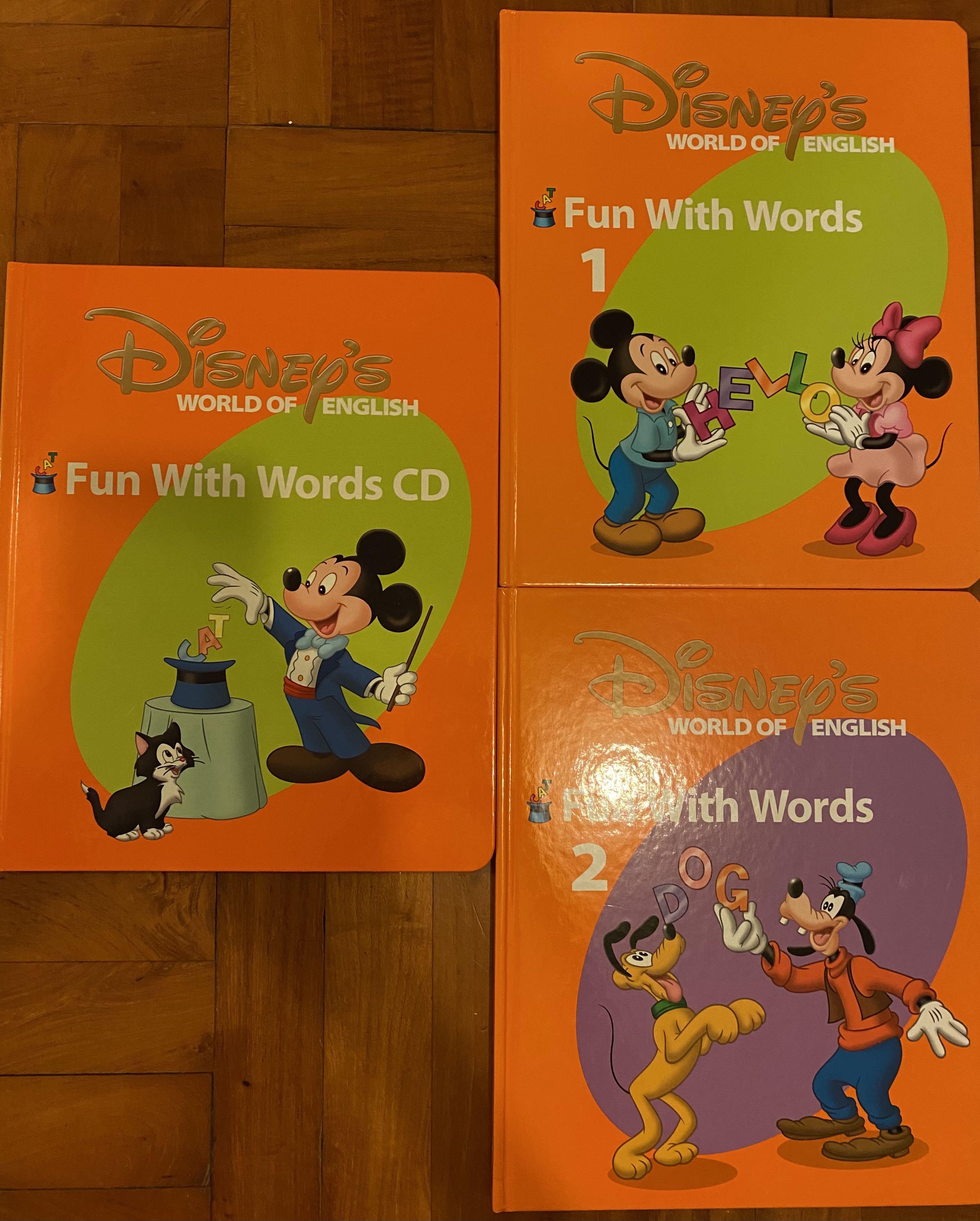 Disneys World Of English 迪士尼美話世界 《fun With Words》 興趣及遊戲 書本 And 文具 小朋友書 Carousell