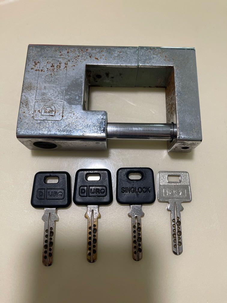 DuroLock (Duro Lock) Full Set (4 keys), Furniture & Home Living ...