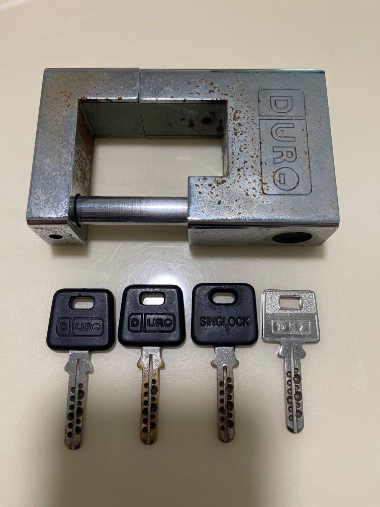 DuroLock (Duro Lock) Full Set (4 keys), Furniture & Home Living ...