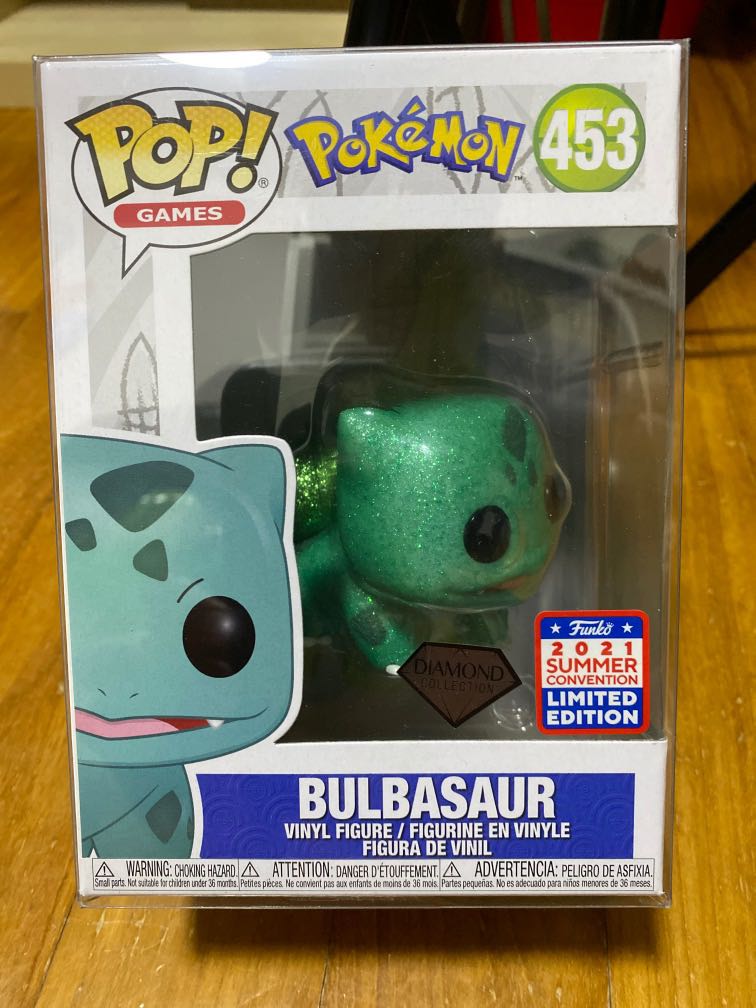 Funko Pop Bulbasaur Pokémon SDCC 2021 FUNKON diamond collection ...