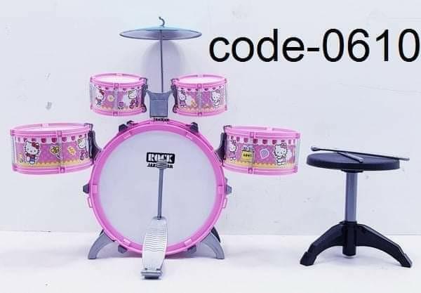 HELLO KITTY JAZZ DRUMS SET🥁🎶💕, Hobbies & Toys, Toys & Games on Carousell