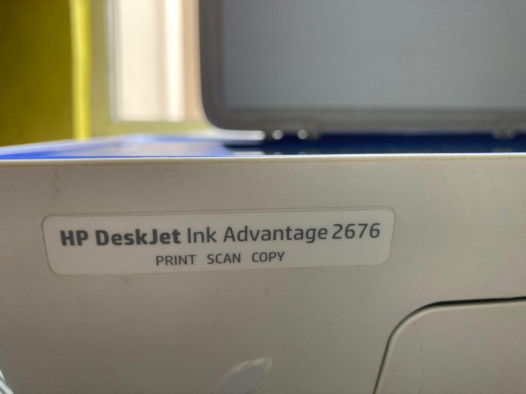 HP Deskjet Ink Advantage 2676, Computers & Tech, Printers, Scanners ...