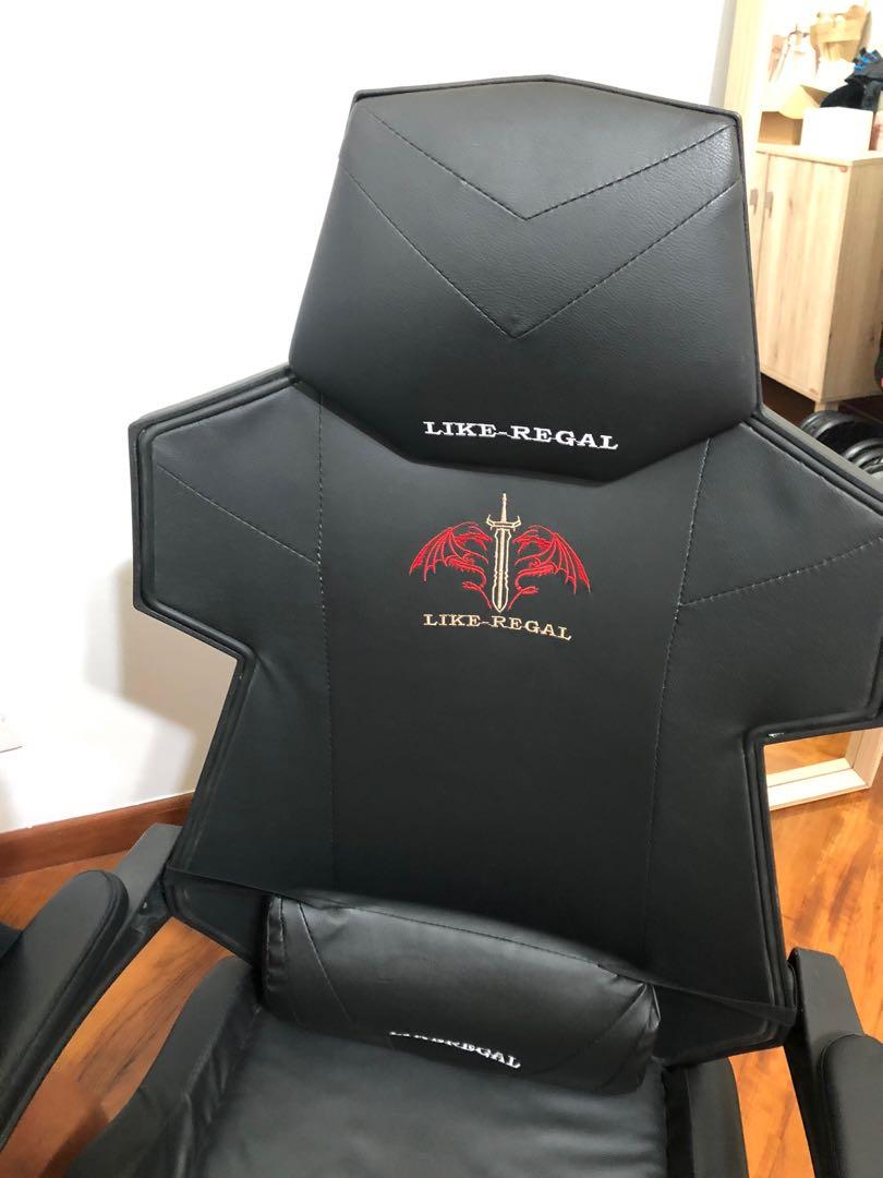 Like Regal Gaming Chair (Ergonomic), Furniture & Home Living, Furniture ...