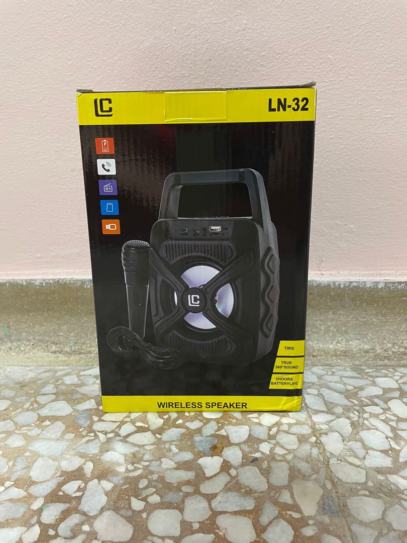 [BN]LN-32 / LN32 Wireless Speaker with Microphone / Mic - Support FM ...