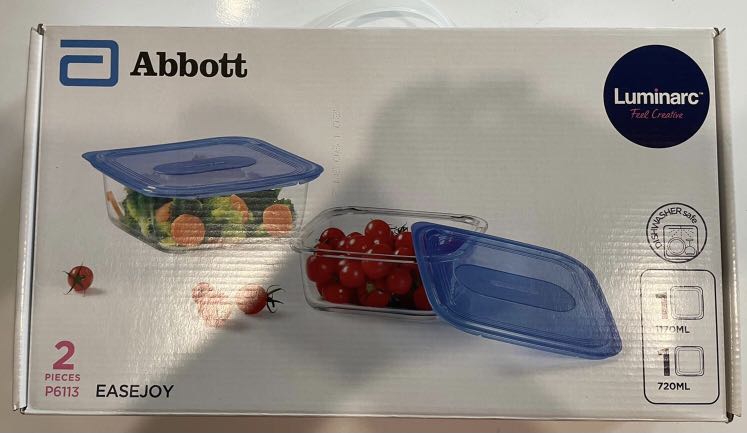 Luminarc Glass Container, Furniture & Home Living, Kitchenware ...