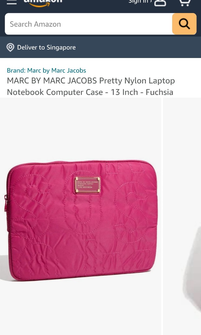 Marc Jacob laptop sleeve, Computers & Tech, Parts & Accessories, Laptop ...