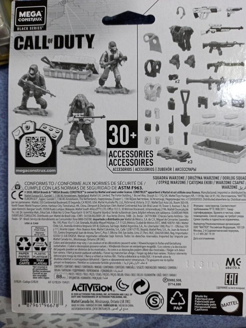Mega Construx Call of Duty Black Series Warzone Squad Lego Compatible ...