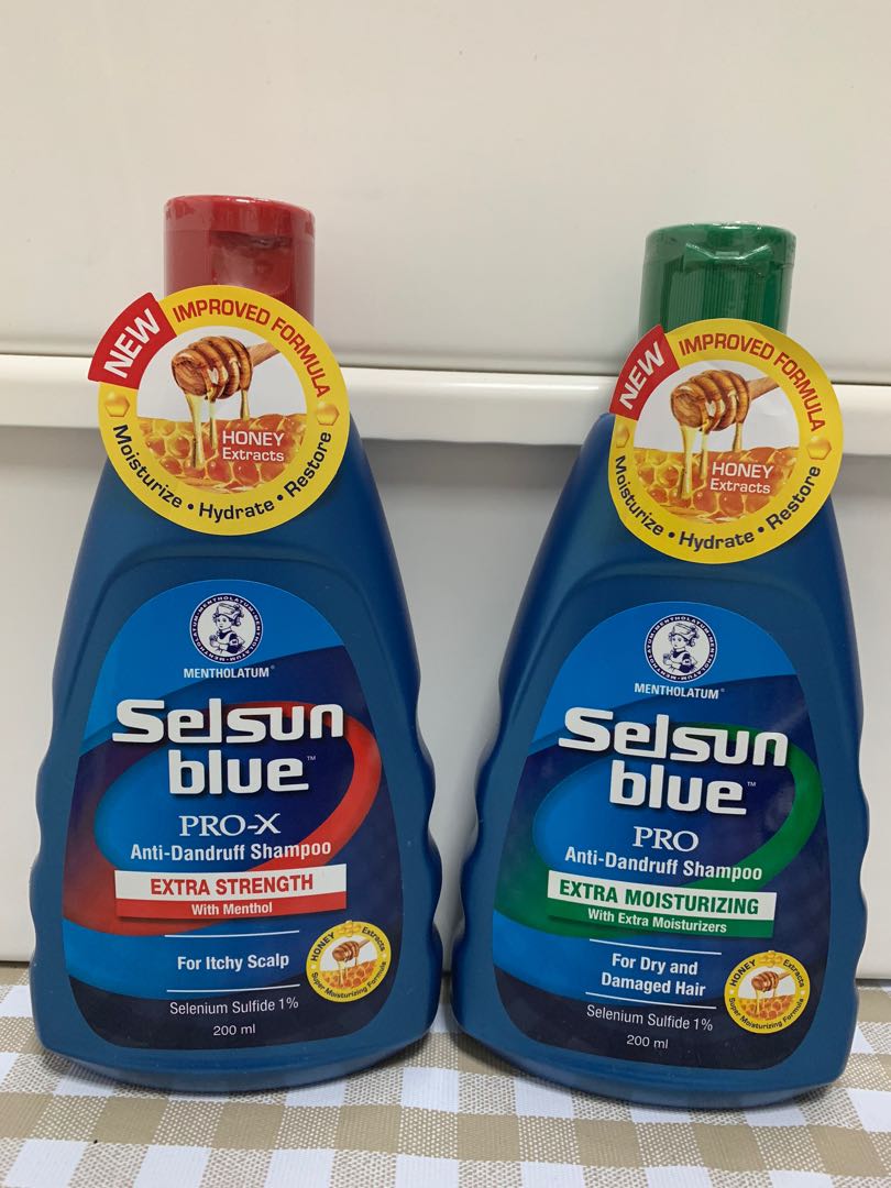 Mentholatum Selsum Blue Shampoo 200ml Anti-Dandruff, Beauty & Personal ...